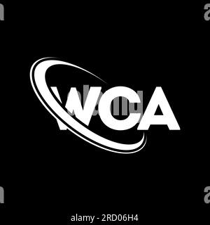 WCA logo. WCA letter. WCA letter logo design. Initials WCA logo linked ...