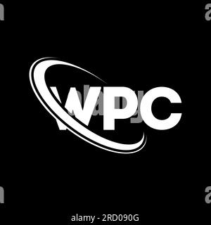 WPC logo. WPC letter. WPC letter logo design. Initials WPC logo linked ...