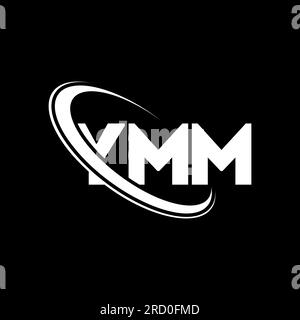 YMM logo. YMM letter. YMM letter logo design. Initials YMM logo linked ...