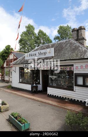 Exterior of Braemar Horn Shop Braemar Scotland July 2023 Stock Photo ...