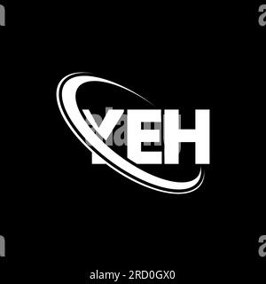 YEH logo. YEH letter. YEH letter logo design. Initials YEH logo linked ...