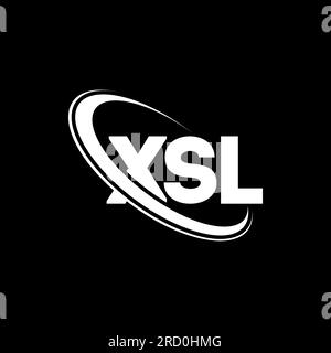 XSL logo. XSL letter. XSL letter logo design. Initials XSL logo linked with circle and uppercase ...