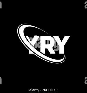 YRY logo. YRY letter. YRY letter logo design. Initials YRY logo linked ...