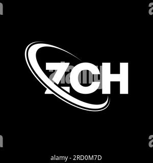 ZCH logo. ZCH letter. ZCH letter logo design. Initials ZCH logo linked ...