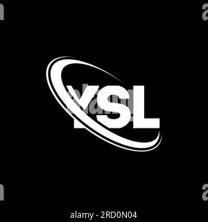 YSL logo. YSL letter. YSL letter logo design. Initials YSL logo linked ...