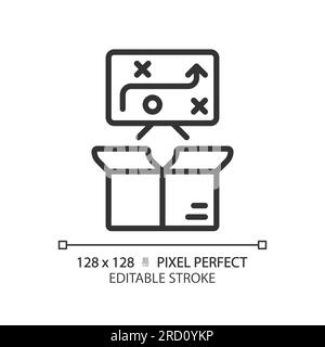2D customizable performance thin linear icon concept Stock Vector Image ...