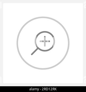 Normal zoom in button state UI element template Stock Vector Image & Art - Alamy