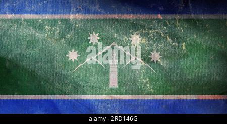flag of Northeast Caucasian Caspian Aghul people. flag representing ...