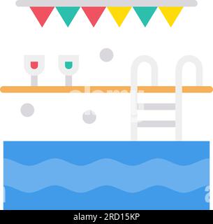 Pool Party Icon Image Stock Vector Image & Art - Alamy