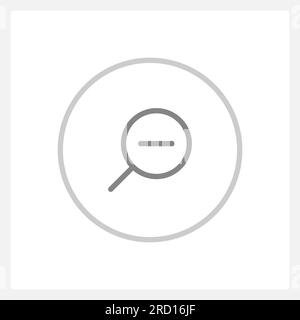 Normal zoom out button state UI element template Stock Vector Image & Art - Alamy