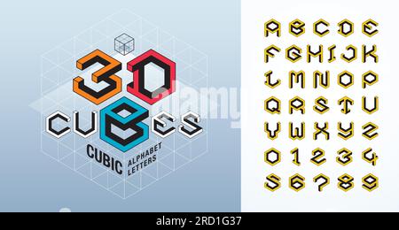 cubes alphabet J, abstract art illustration Stock Vector Image & Art ...