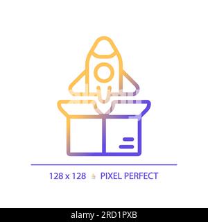 2D gradient optimization linear icon Stock Vector Image & Art - Alamy