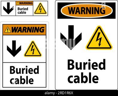 Beware of electric shock warning sign character electrocuted symbol ...