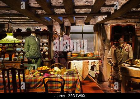 Interior decoration of The Burrow (Weasley's house) kitchen and ...