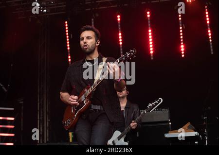 Dominic Craik of Nothing But Thieves performing at TRNSMT at the ...
