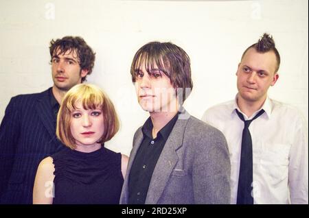 Ikara Colt band photographed in London June 2002 Stock Photo - Alamy