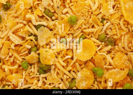Crunchy Diet Mixture full-frame wallpaper, made with Puffed Rice, Corn ...