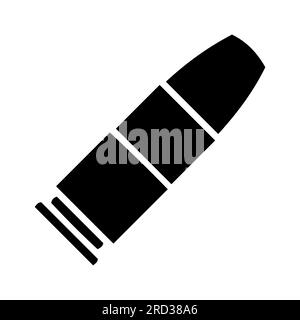 Gun icon. Internet button on white background Stock Photo - Alamy