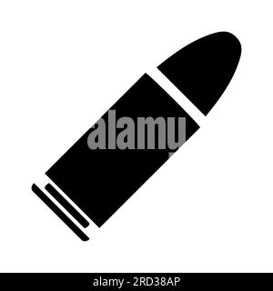 Gun icon. Internet button on white background Stock Photo - Alamy