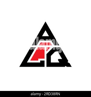 ALQ triangle letter logo design with triangle shape. ALQ triangle logo ...