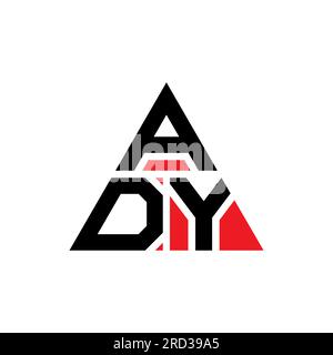 ADY triangle letter logo design with triangle shape. ADY triangle logo ...