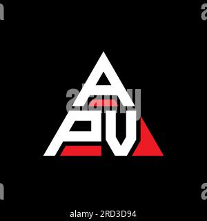 APV logo. APV letter. APV letter logo design. Initials APV logo linked ...