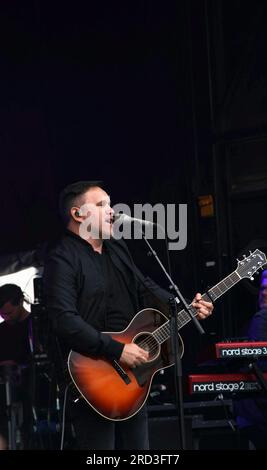Matt Redman, Christian worship leader, in concert Stock Photo - Alamy