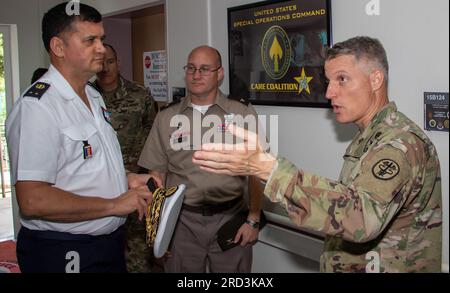 Vice-Admiral Erik Czerniak, Head of the Operations Division; COL ...