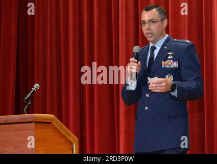 Lt. Col Christopher Olson took command of the 346th Test Squadron from ...