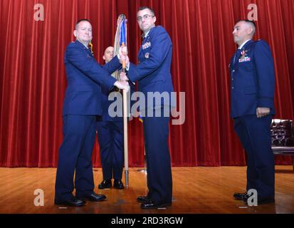 Lt. Col Christopher Olson took command of the 346th Test Squadron from ...