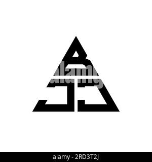 BJJ triangle letter logo design with triangle shape. BJJ triangle logo ...