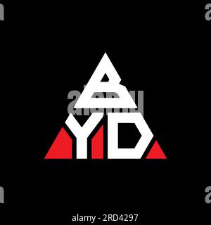 BYD logo. BYD letter. BYD letter logo design. Initials BYD logo linked ...