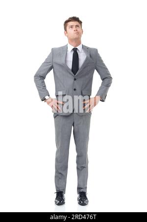 Ready to climb the corporate ladder. Studio portrait of a confident ...