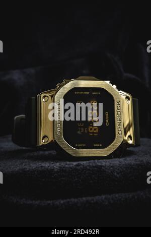 Casio Watch Portrait Stock Photo - Alamy