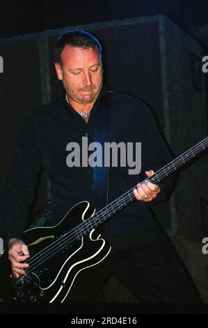 Bernard Sumner vocalist and guitarist of New Order performs as they ...