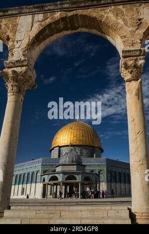 The Dome of the Rock and the Dome of the Chain in Jerusalem, Israel ...
