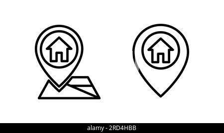 Address icon vector. location icon. address symbol. pin Stock Vector ...