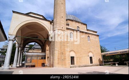 Gazi Omer Bey Mosque and Tomb in Malkara, Turkey, was built in 1488 ...