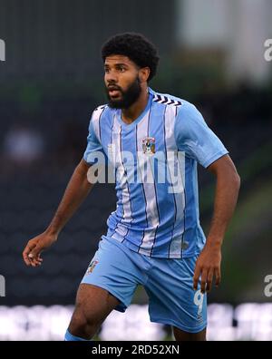 Coventry City's Ellis Simms during the Sky Bet Championship match at ...