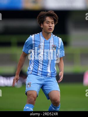 Coventry City's Tatsuhiro Sakamoto during the Sky Bet Championship ...