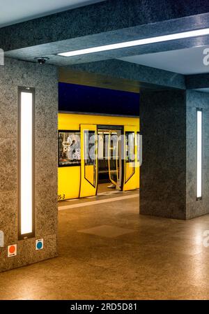 The new Museumsinsel station, U5 line, Berlin, Germany Stock Photo - Alamy