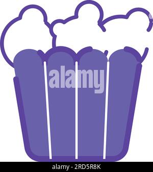 delicious pop corn icon vector illustration design Stock Vector Image ...