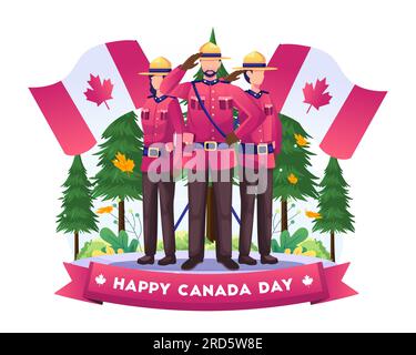 National Respect Canada Day. Holiday concept. Template for background ...