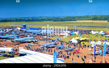 Fairford RIAT air show Saturday 15 July 2023 RAF Airbus A400 Atlas ...
