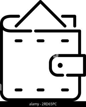 Payment in cash pixel perfect gradient linear vector icon Stock Vector ...