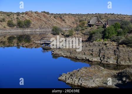 The blue waters of Lake Oanob Resort, a popular getaway for the people ...