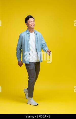 Full body photo of charming cheerful girl have fun dancing clubbing ...