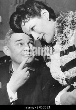 Fritz Kortner and Maria Wimmer, 1950s Stock Photo - Alamy