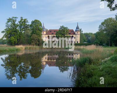 Europe, Poland, Lower Silesia, Krobielowice Palace / Krieblowitz Stock ...