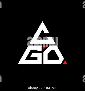 CGO letter logo design with polygon shape. CGO polygon and cube shape ...